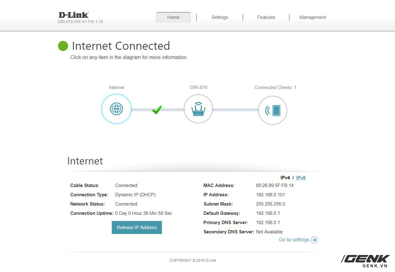 Đánh giá Dlink AC1900 MU-MIMO Wifi Router (DIR-878): Băng tần kép, sóng ổn định, giá phải chăng