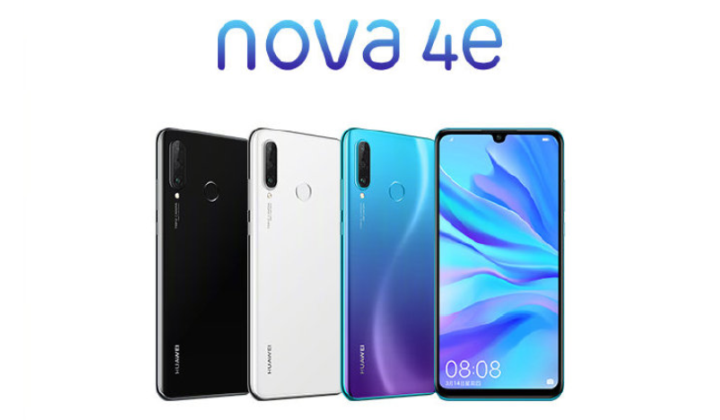 Huawei Nova 4e ra mắt, màn hình 6.15 inch, chip Kirin 710, 3 camera sau, camera trước 32MP, giá ...