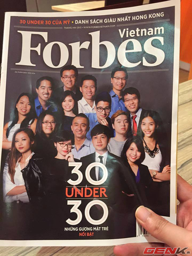 Nguyễn Hà Đông lọt top 30 gương mặt trẻ nổi bật của tạp chí Forbes Việt Nam