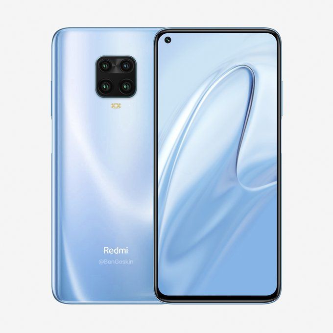 Đây là Redmi Note 9: Màn hình đục lỗ, cụm 4 camera sau hình vuông?