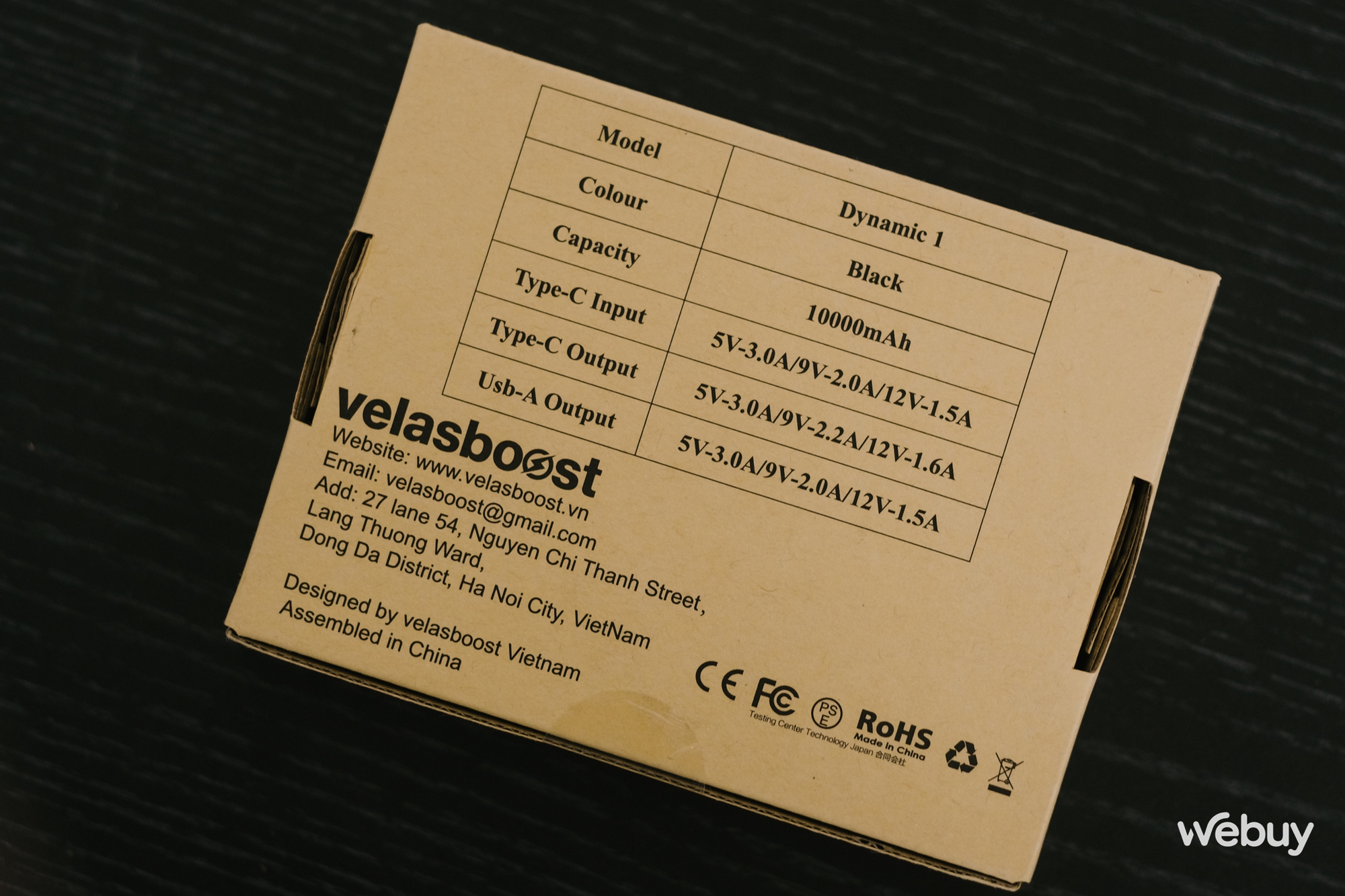 Velasboost Dynamic 1: Pin dự phòng 10,000mAh thương hiệu Việt thiết kế ...