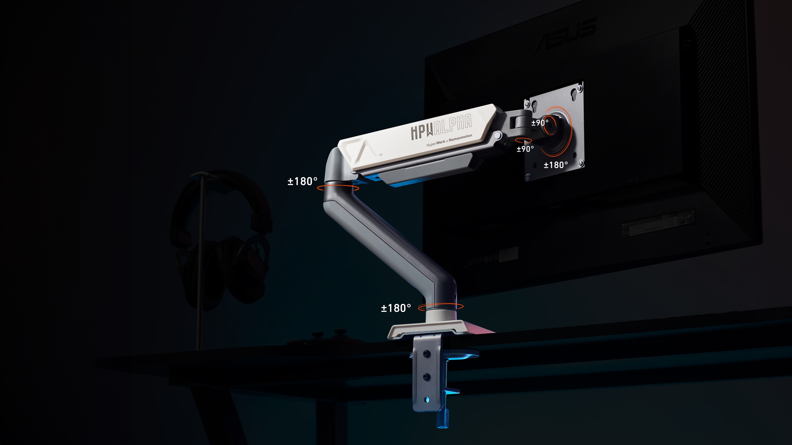 HyperWork ra mắt arm màn hình cho game thủ: Thiết kế gaming tối giản ...
