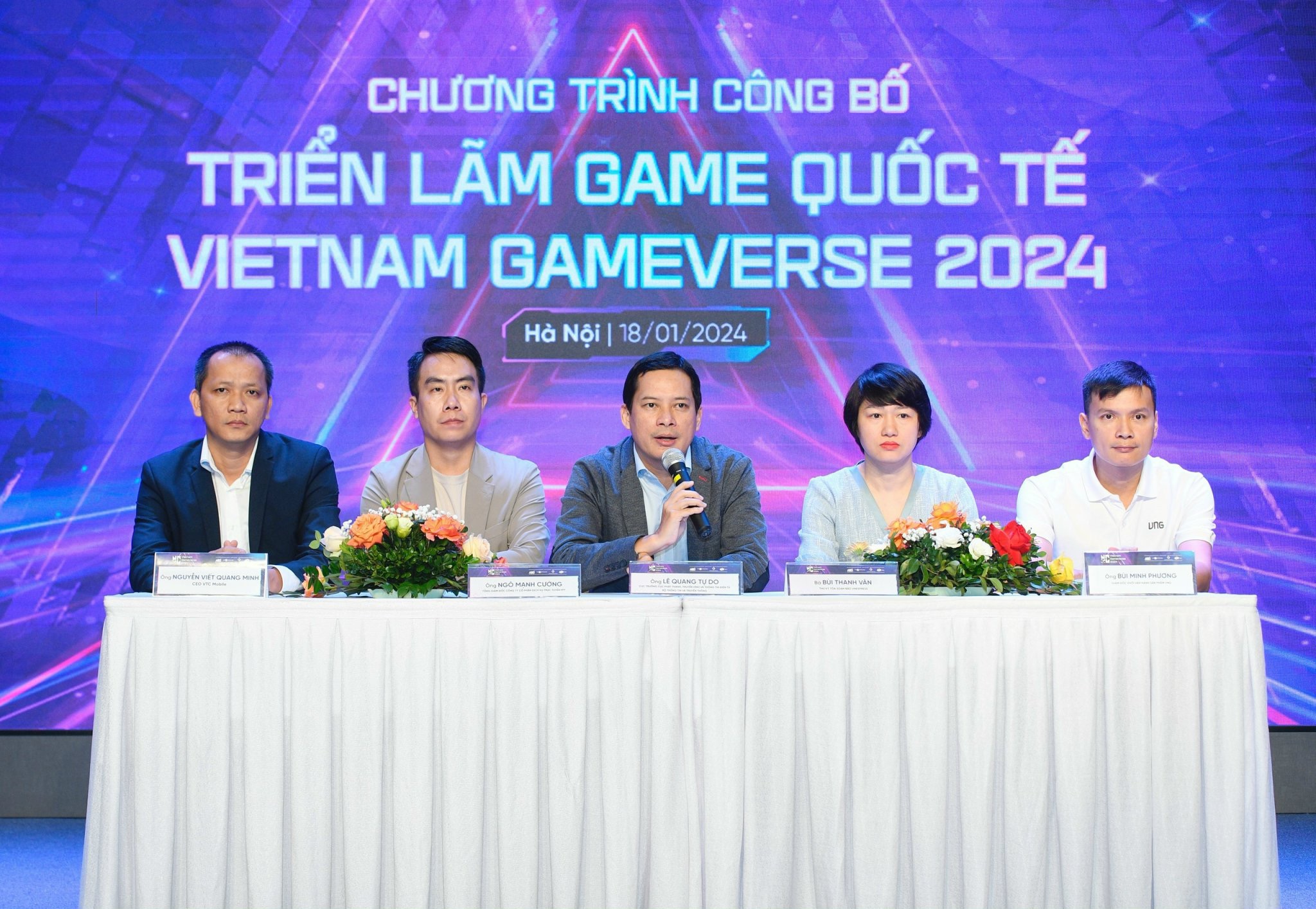 Công bố triển lãm game quốc tế Vietnam GameVerse 2024