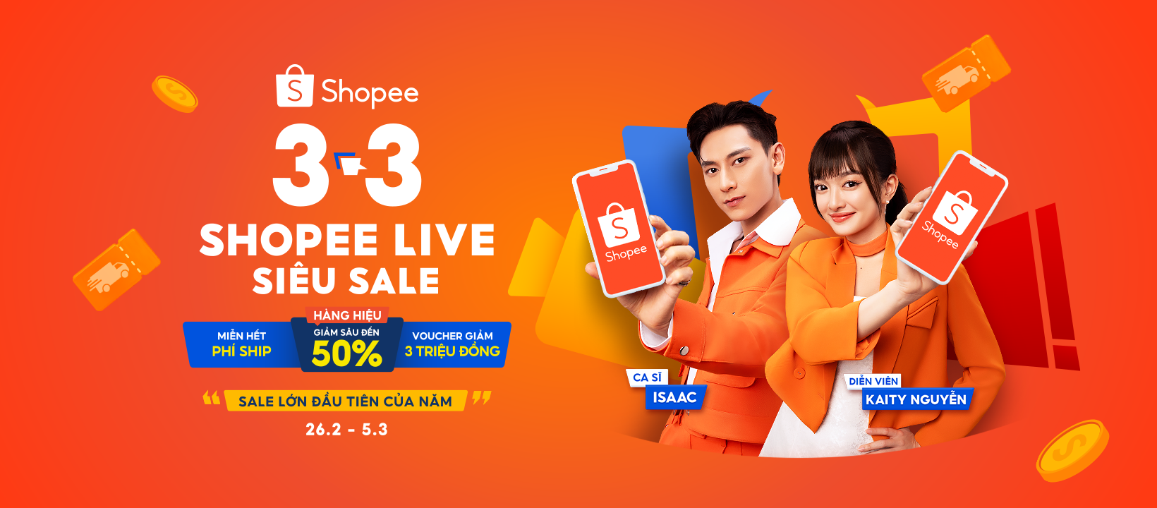 Đợi gì trong Siêu sale ngày đôi 3/3 từ Shopee và Lazada: Xem livestream ...