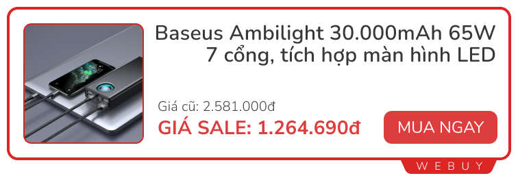 Pin dự phòng sạc nhanh 65W đến 200W, dùng tốt với laptop mà giá chỉ từ ...