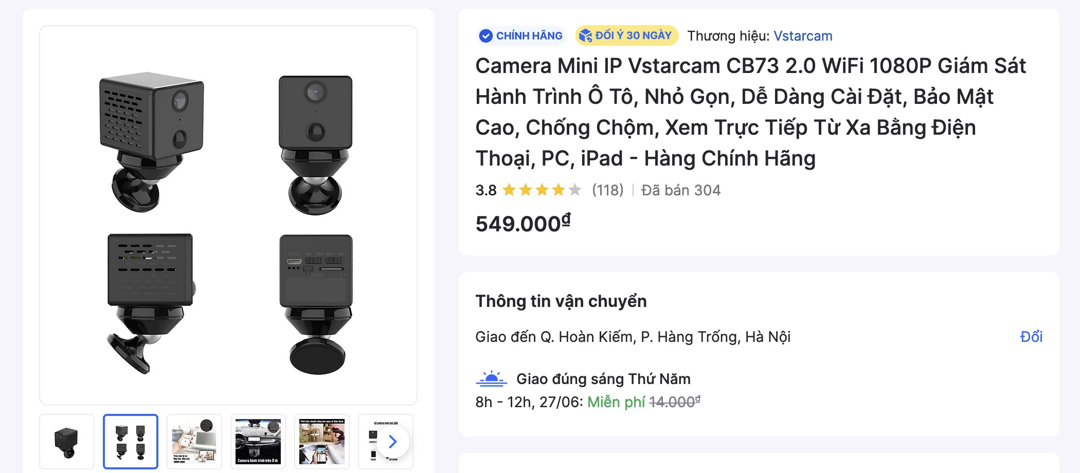 Lướt chợ mạng thấy quá trời camera mini, camera gắn củ sạc, máy báo ...