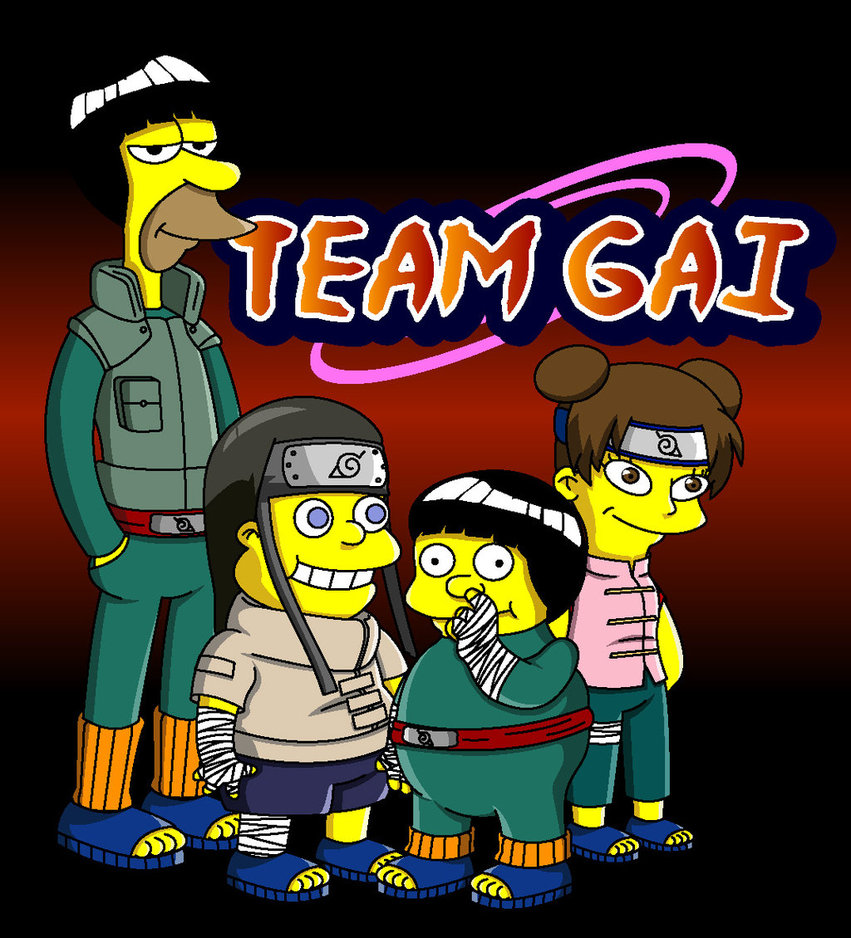 Hài hước với bộ ảnh Naruto phong cách Simpsons