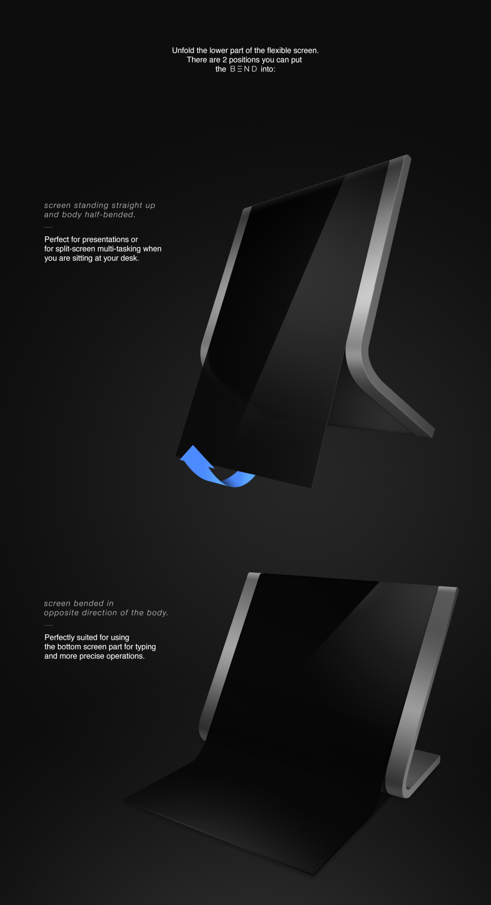 Lạ mắt với ý tưởng tablet Samsung Bend cong huyền bí