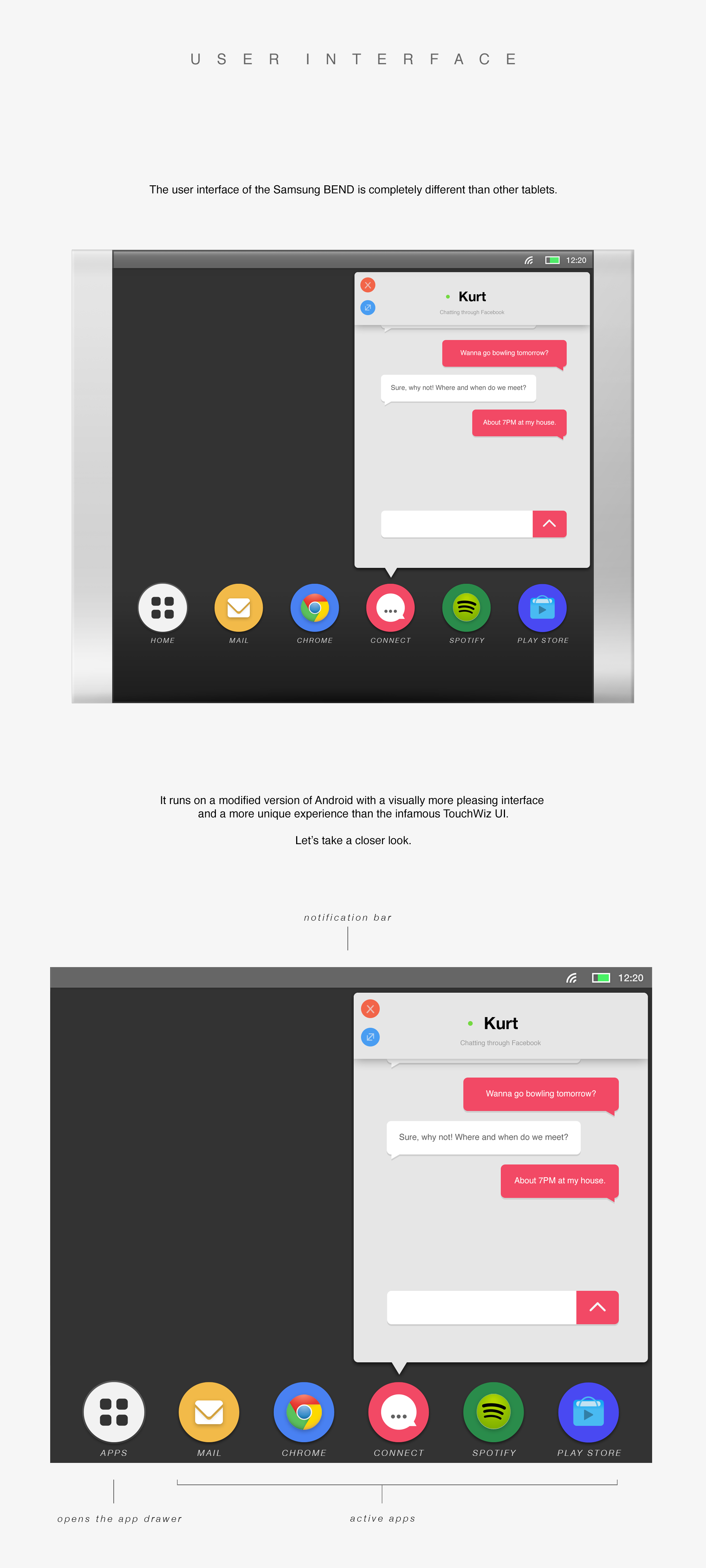 Lạ mắt với ý tưởng tablet Samsung Bend cong huyền bí