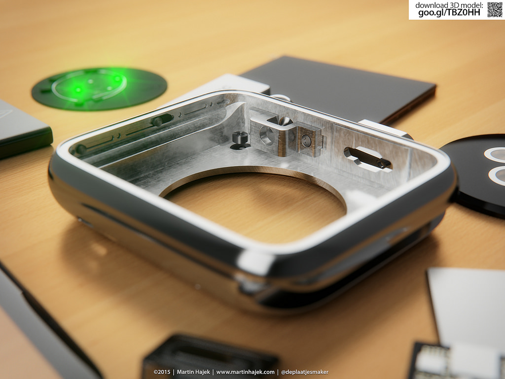 Những hình ảnh chi tiết linh kiện bên trong Apple Watch