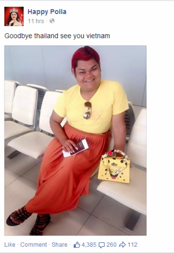 Hình ảnh Happy Polla xuất hiện tại Việt Nam