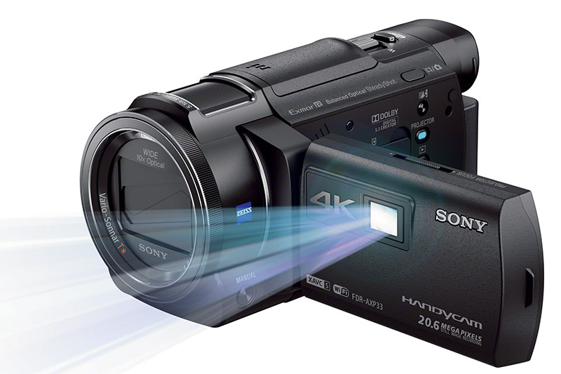 Sony Handycam 4K FDR-AX33: cấu hình khủng, quay phim 4K, giá 1100 USD