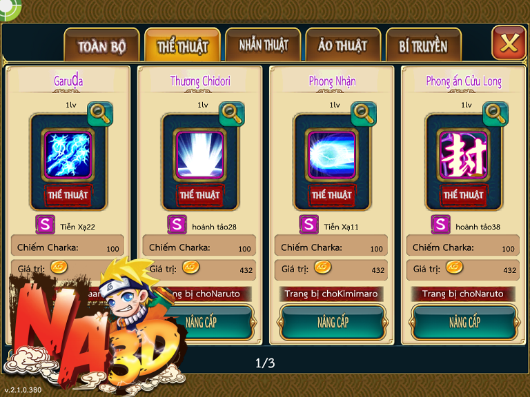 Na 3D bất ngờ về với “Làng Lá” SohaGame