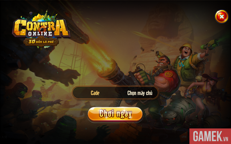 Game mobile Contra Online hé lộ ảnh Việt hóa đầu tiên