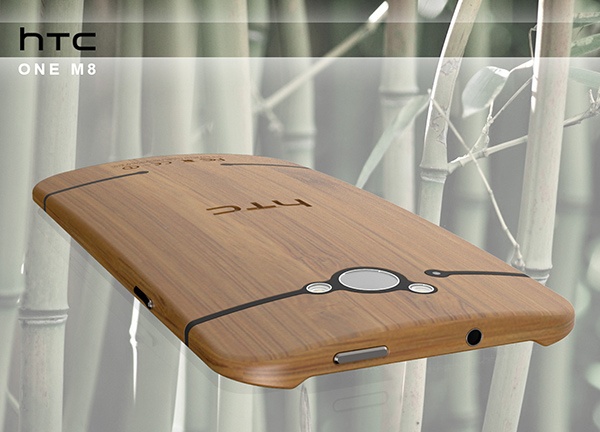 Cùng xem mẫu thiết kế HTC GO GREEN vỏ gỗ thân thiện với môi trường