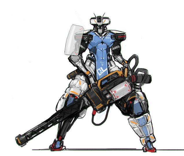 Chiêm ngưỡng những bức họa về robot tuyệt đẹp