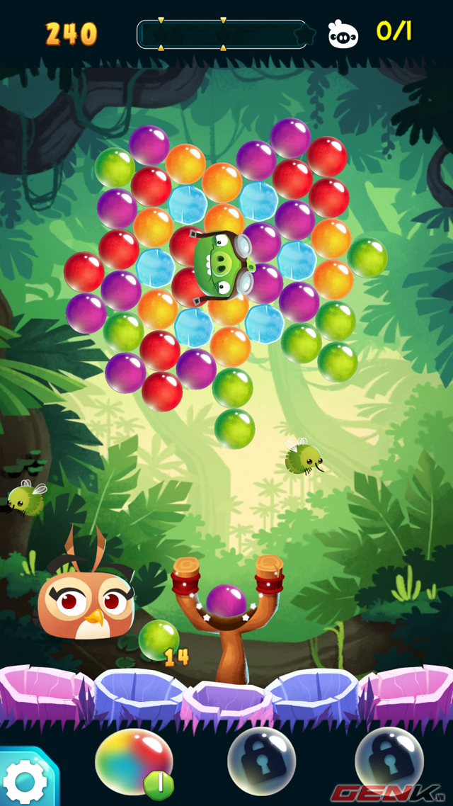 Angry Birds Stella POP! - Khi "chim điên" bắn bong bóng