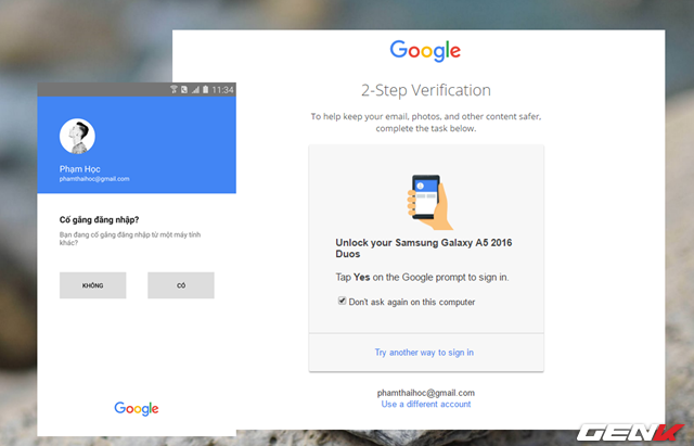 Hướng dẫn dùng Google Prompt để bảo vệ tài khoản Gmail an toàn trước hacker