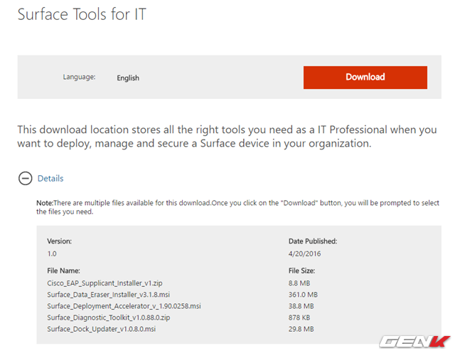 Microsoft vừa phát hành bộ công cụ chẩn đoán bệnh dành riêng cho Surface
