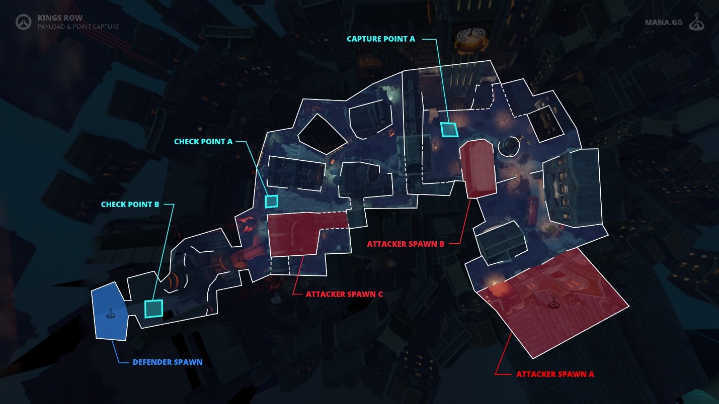 Overwatch: Mẹo thực chiến bản đồ King’s Row