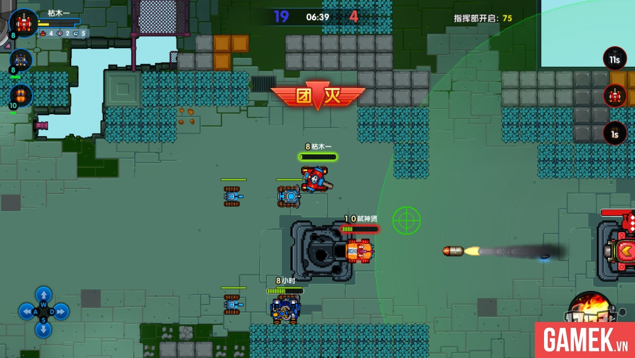 Khai Tâm Đả Tank - Game MOBA lạ và độc kiểu "bắn tank" kinh điển