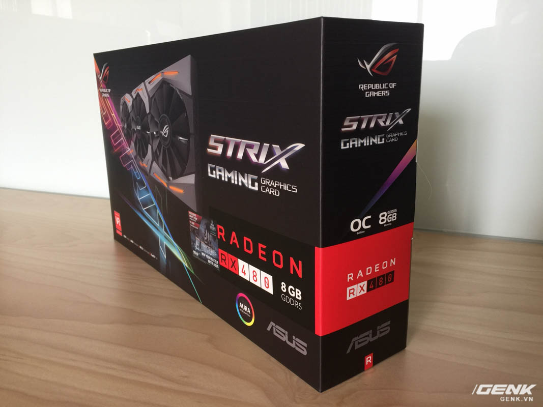 Những hình ảnh chi tiết của ASUS STRIX RX480 tại Việt Nam, giá 9,2 ...