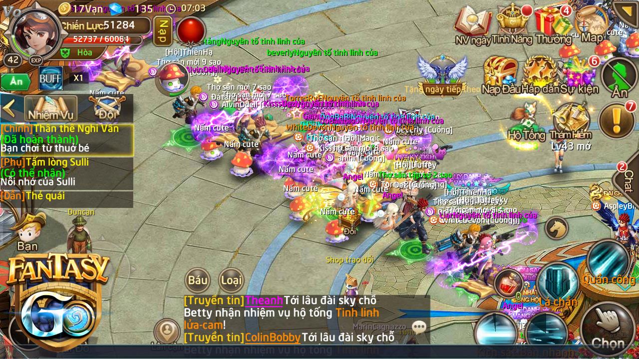 Trải nghiệm Fantasy GO ngày ra mắt: Đông vui và náo nhiệt