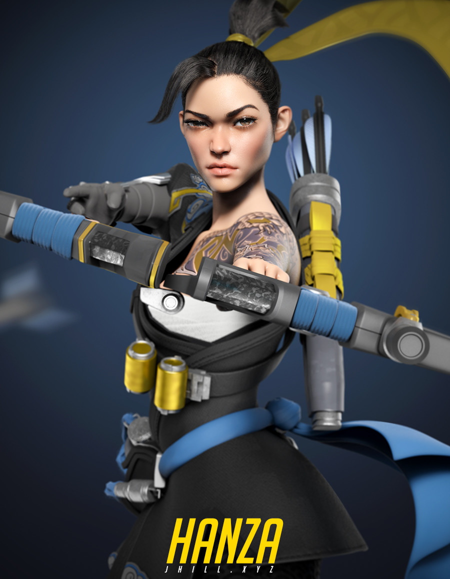 Game thủ Overwatch choáng ngợp trước trang phục Hanza - phiên bản nữ ...