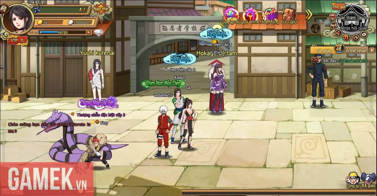 Chơi thử Naruto is Me trước khi phát hành tại Việt Nam