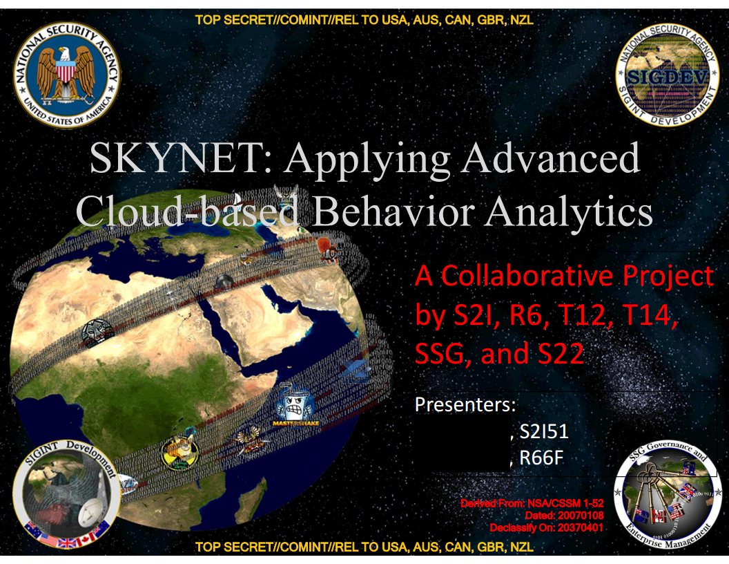 Có một SKYNET thật của người Mỹ đang tồn tại và nó cũng rất tàn bạo