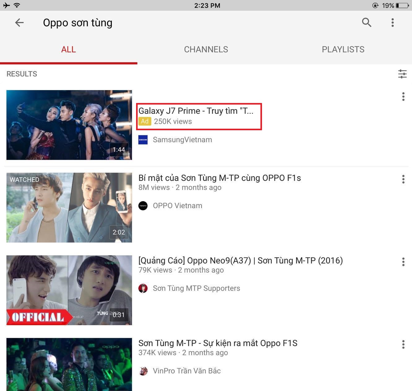 Samsung đang dùng chính chiêu bài của OPPO để đánh lại OPPO