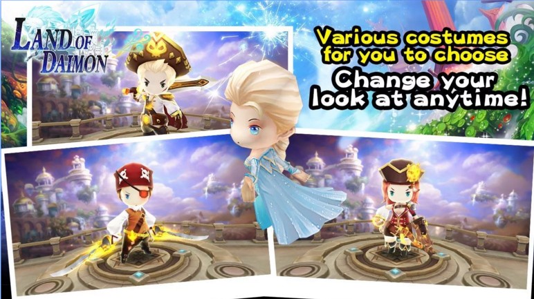 Land of Daimon - Game RPG kết hợp turn-based có tạo hình Chibi dễ thương