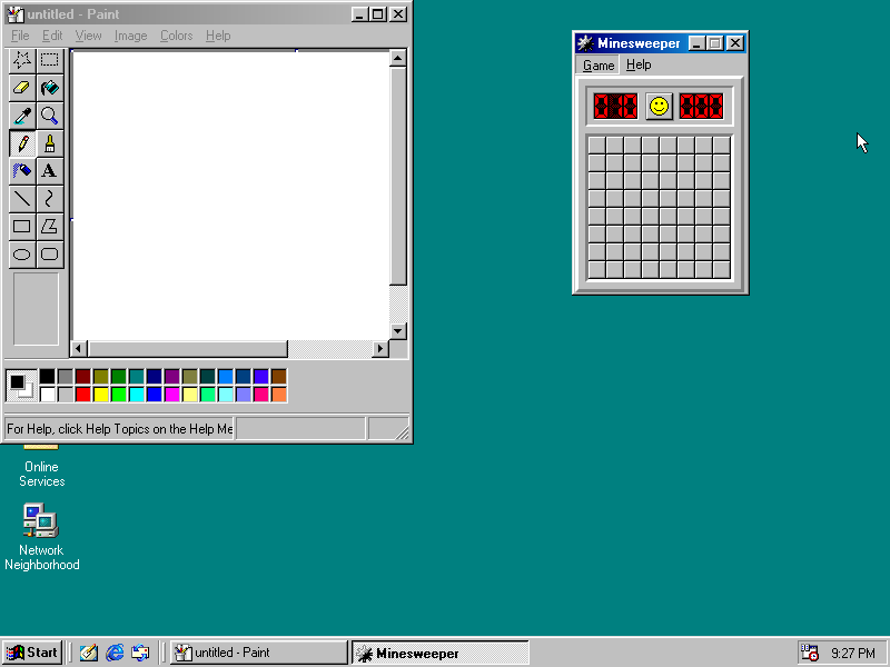 Trải nghiệm Windows 98, 64MB RAM giả lập, chạy mượt mà trên trình duyệt web
