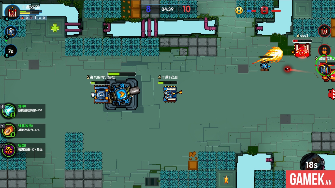 Khai Tâm Đả Tank - Game MOBA lạ và độc kiểu "bắn tank" kinh điển