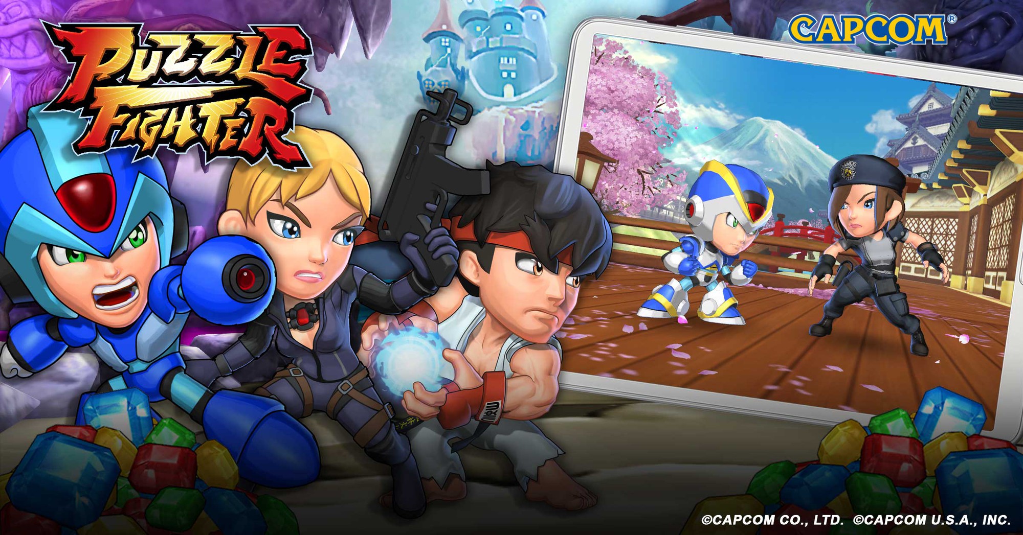 Tải ngay Puzzle Fighter - Game "xếp hình chưởng" vừa được Capcom ra mắt ...