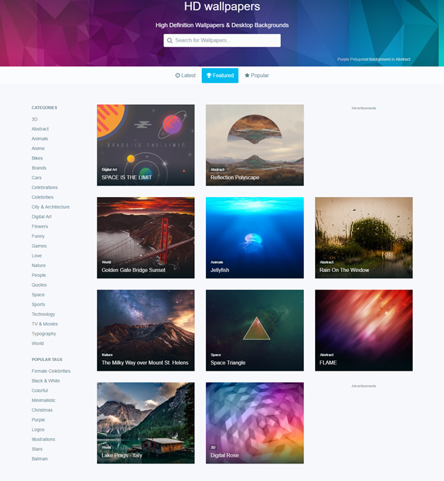 5 Ứng dụng và Website miễn phí tải hình nền chất lượng cao dành cho di ...