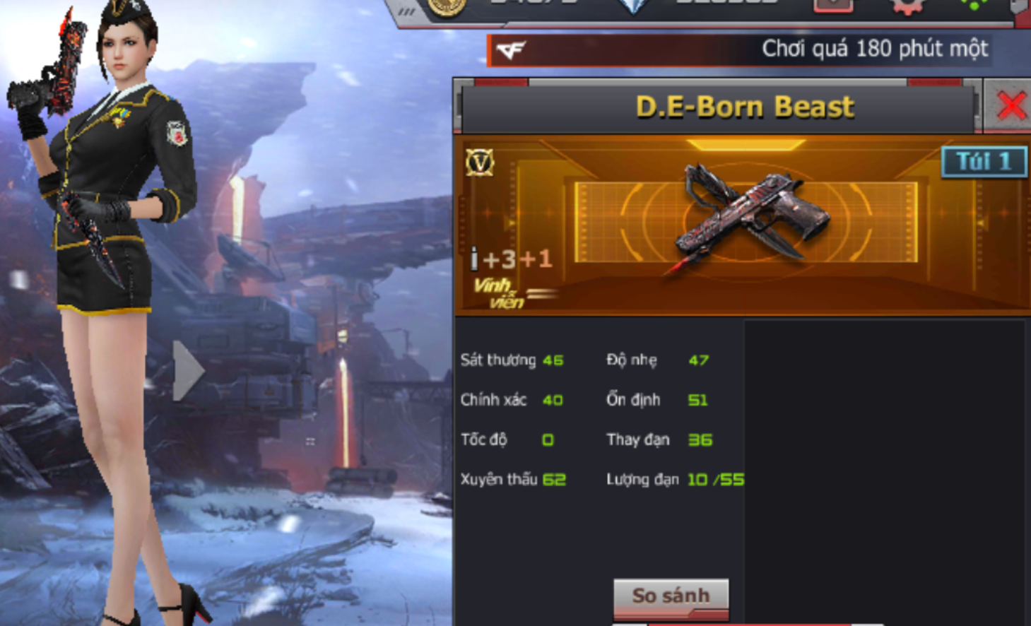 Crossfire Legends – Cơ hội sở hữu vĩnh viễn Barrett Born Beast và D.E ...