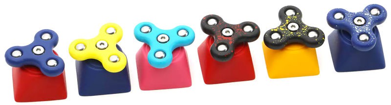 Xuất hiện keycap gắn fidget spinner cực kỳ độc đáo, giá lên tới 20 USD ...