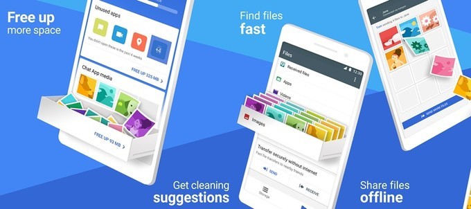 Google Files Go đã có bản chính thức, tải về từ Google Play