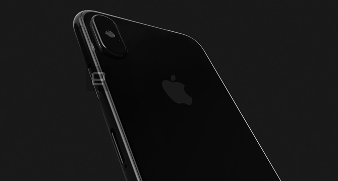 Lộ bản render mới nhất của iPhone 8 với thiết kế thân kính, camera kép ...