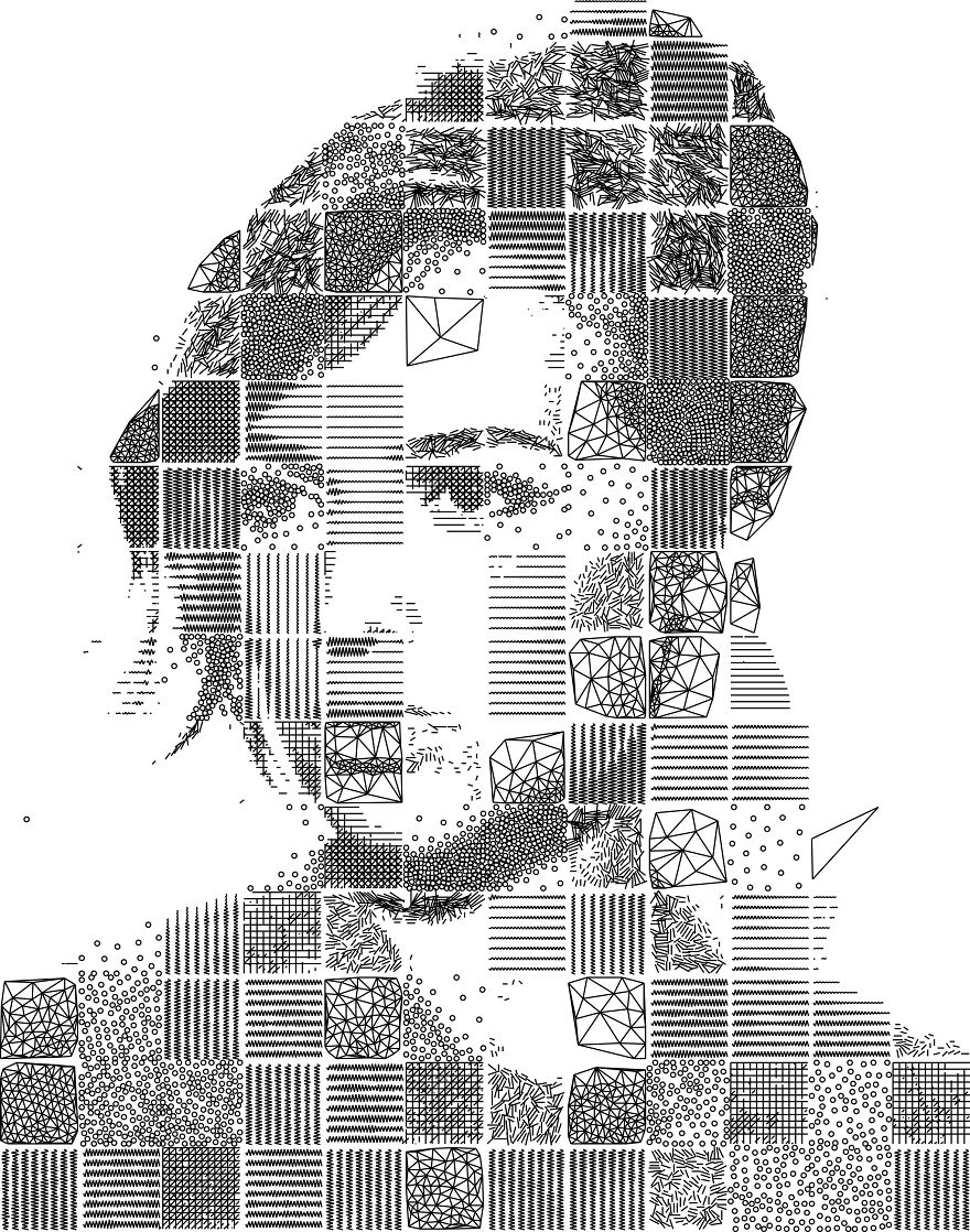 Sử dụng thuật toán và robot, coder này có thể vẽ tranh bằng 5*10^158 ...