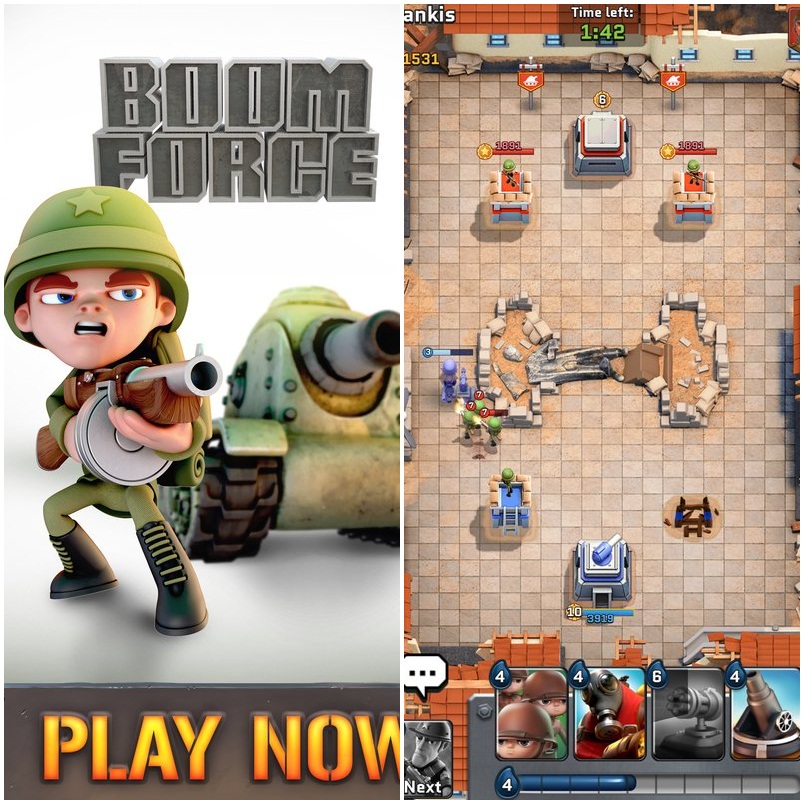 Boom Force - Game chiến thuật cực giống Clash Royale nhưng bối cảnh Thế ...