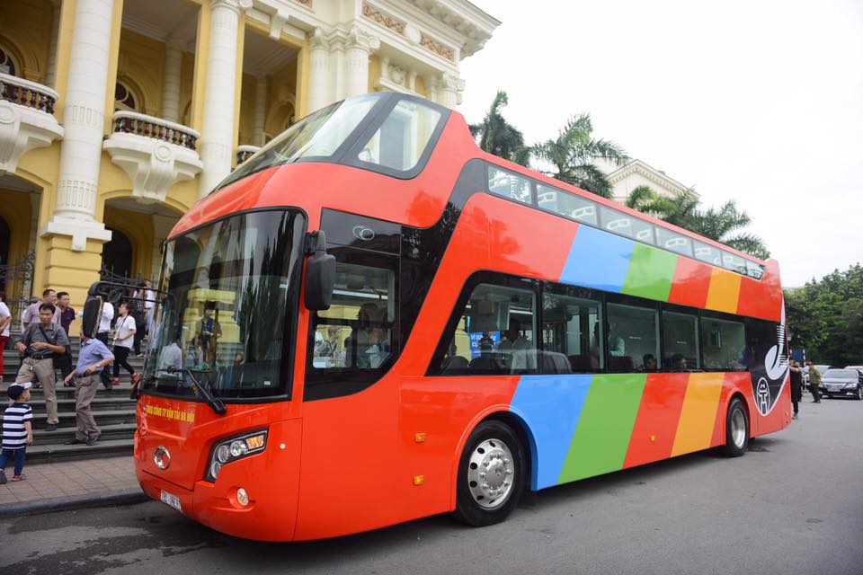 Tìm hiểu về xe bus mui trần - xe bus kiểu mới vừa về Hà Nội để phục vụ ...