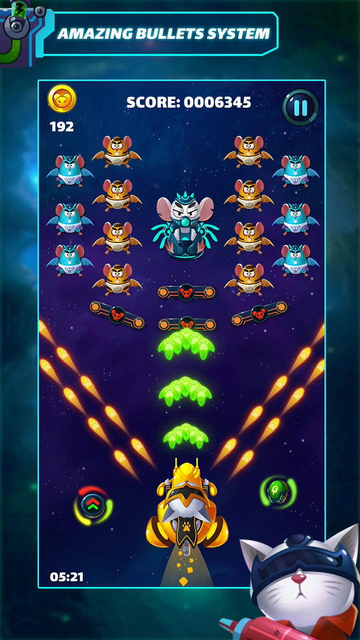 Cat Shooter – Một trải nghiệm mới cho dòng game phi thuyền trên mobile