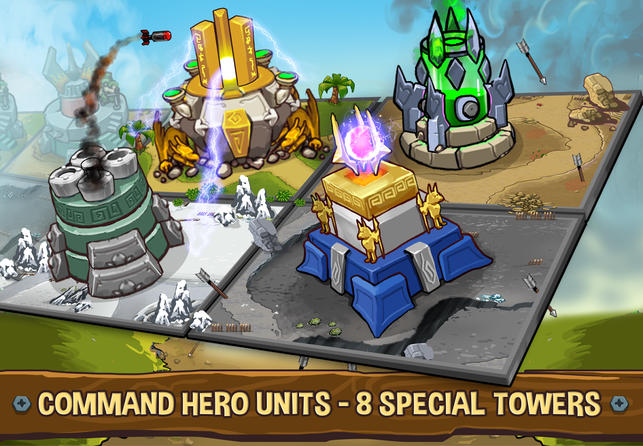 Tower Defense: Kingdom Wars - Game thủ thành phong cách cartoon ngộ ...
