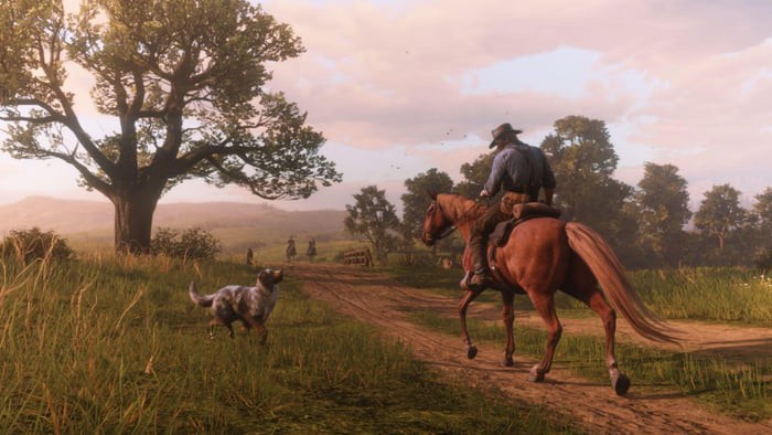 Nếu làm hại một chú chó trong "Red Dead Redemption 2", cả làng sẽ trở ...