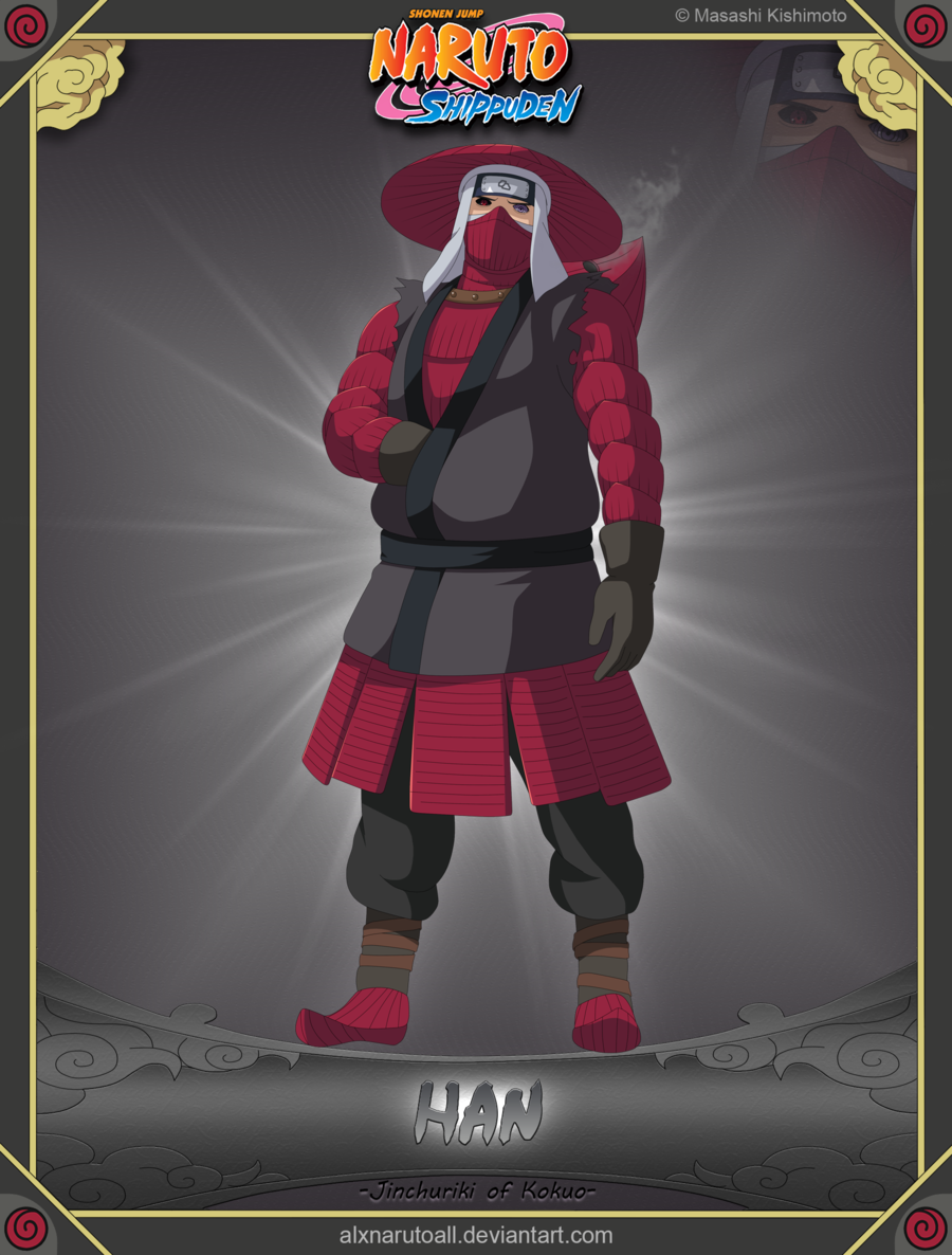 Naruto: Những điều thú vị về nhân vật Han - Jinchuuriki của Ngũ Vĩ Mã Ngư