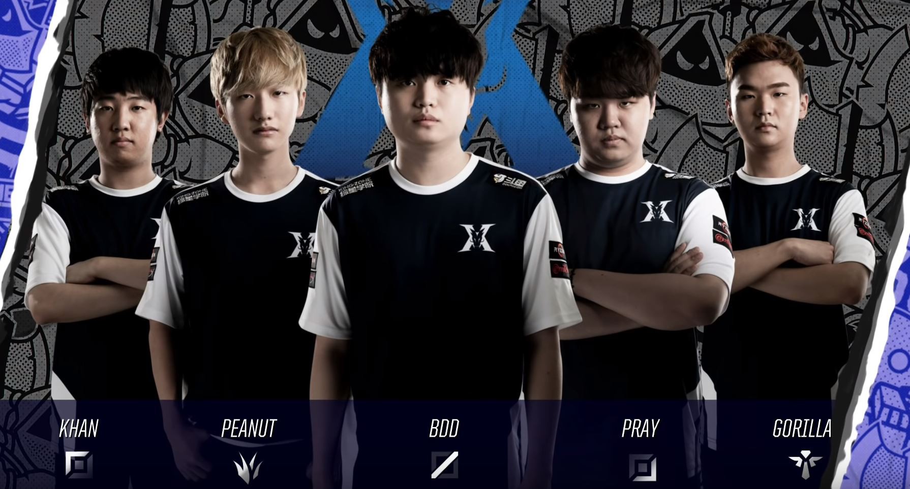 Kingzone DragonX chỉ giữ chân Bdd, còn Peanut, Khan, PraY và GorillA sẽ ...