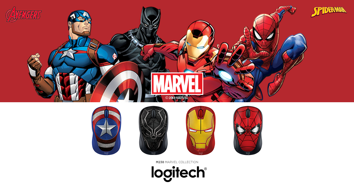 Logitech giới thiệu bộ chuột siêu anh hùng Marvel độc đáo tại Việt Nam