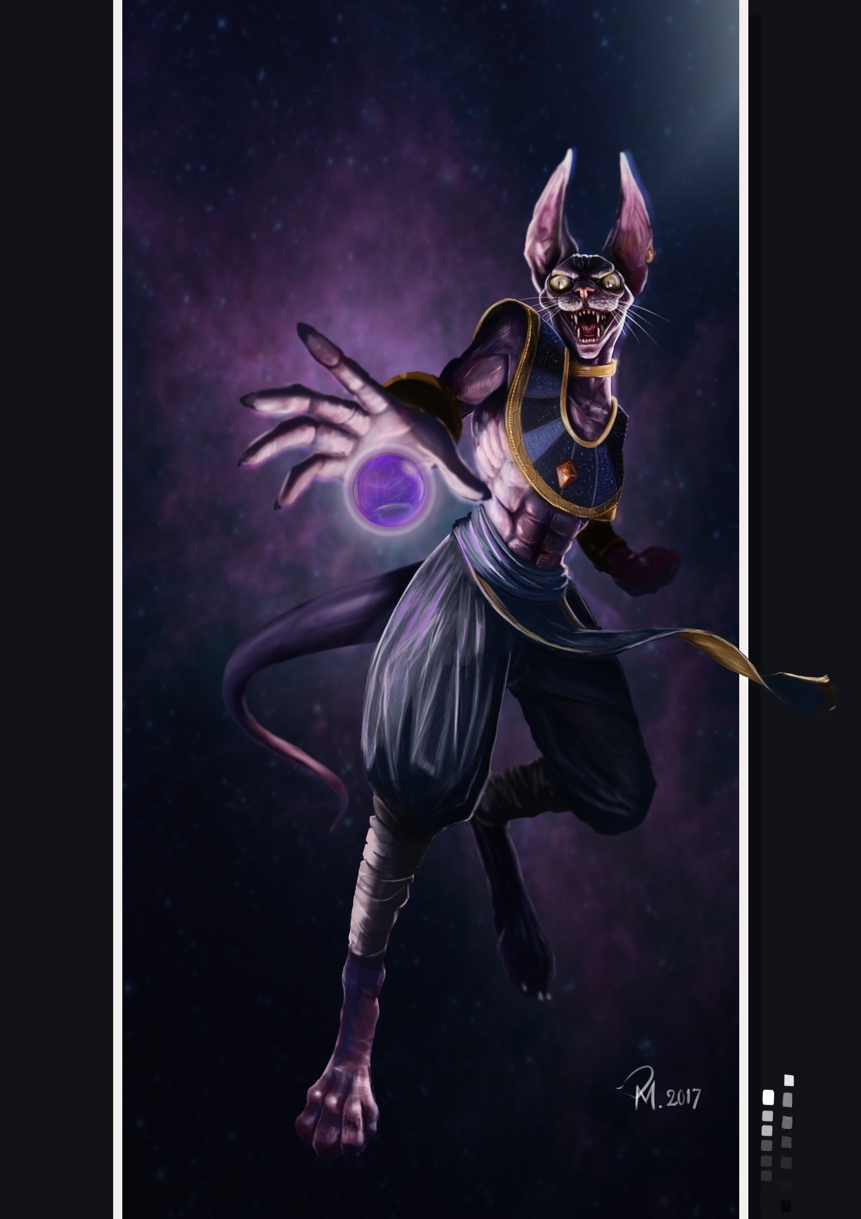 Tuyển tập fan art không thể chất hơn về thần hủy diệt Beerus trong ...